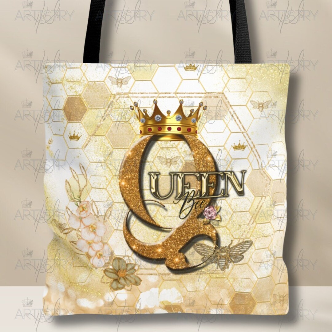 Queen Bee Honeycomb Tote Bag, Bee Weekender Bag - Etsy