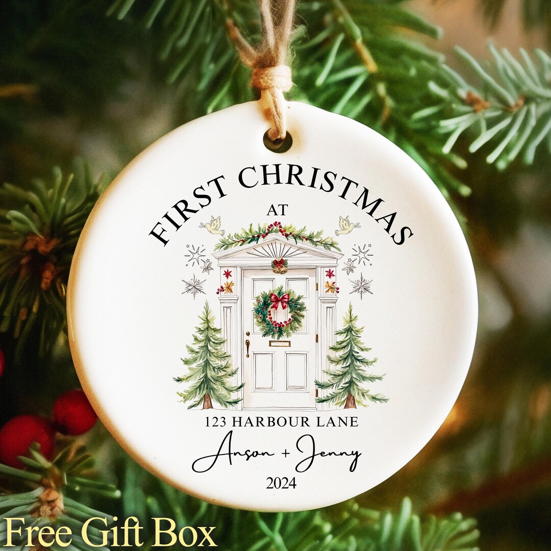 Our New Home Christmas Ornament, Our First Christmas Ornament, House ...