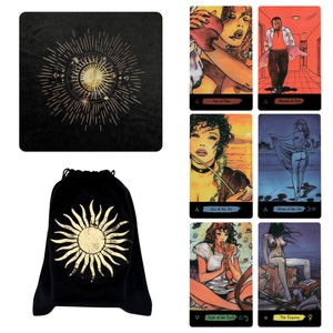 MANARA Tarot Card Deck: Borderless 78-card Deck With Guidebook - Etsy