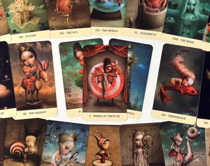 Nicoletta Ceccoli Tarot Deck – 78 Borderless Cards With Guidebook ...