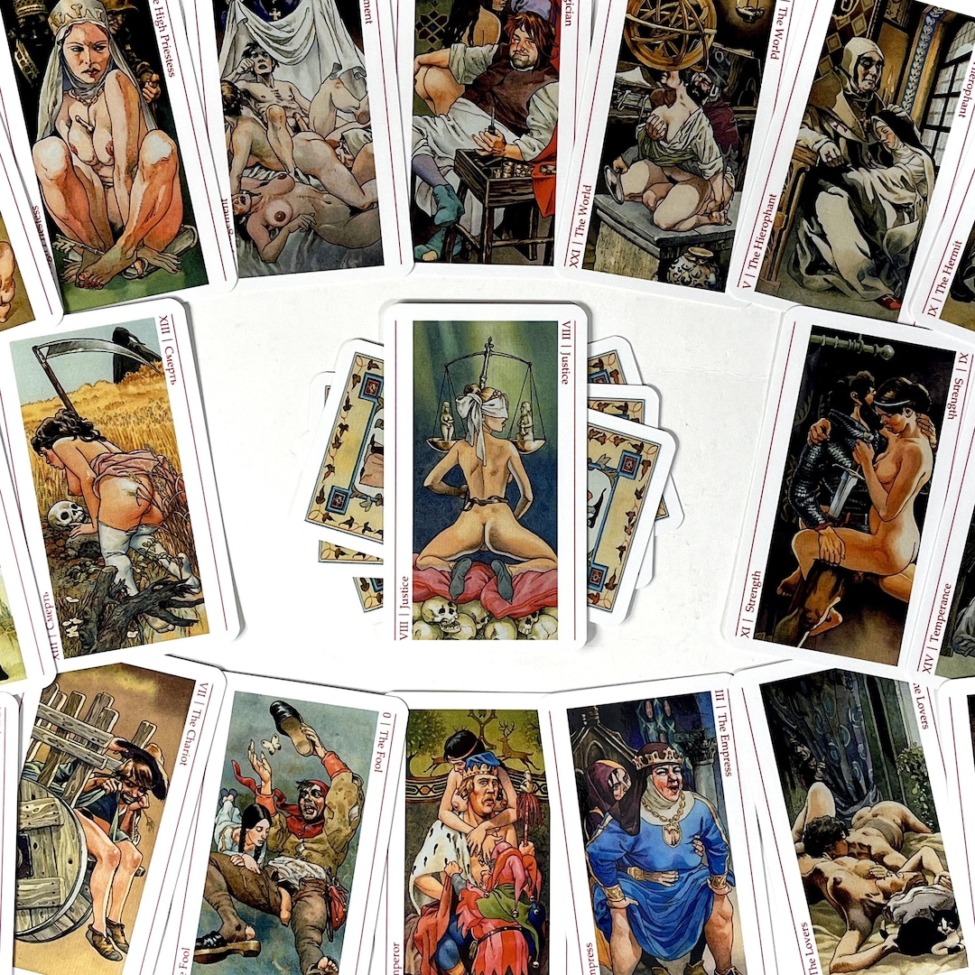 Decameron Tarot Card Deck: Borderless 78-card Deck With Guidebook - Etsy