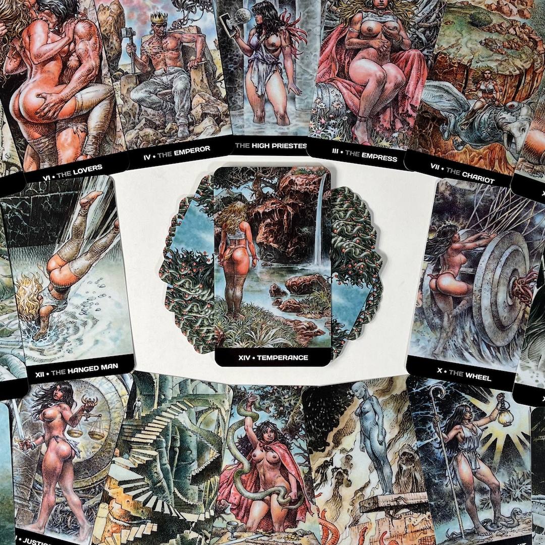 SERPIERI Tarot Card Deck - Borderless, Premium Quality, Full 78 Cards ...