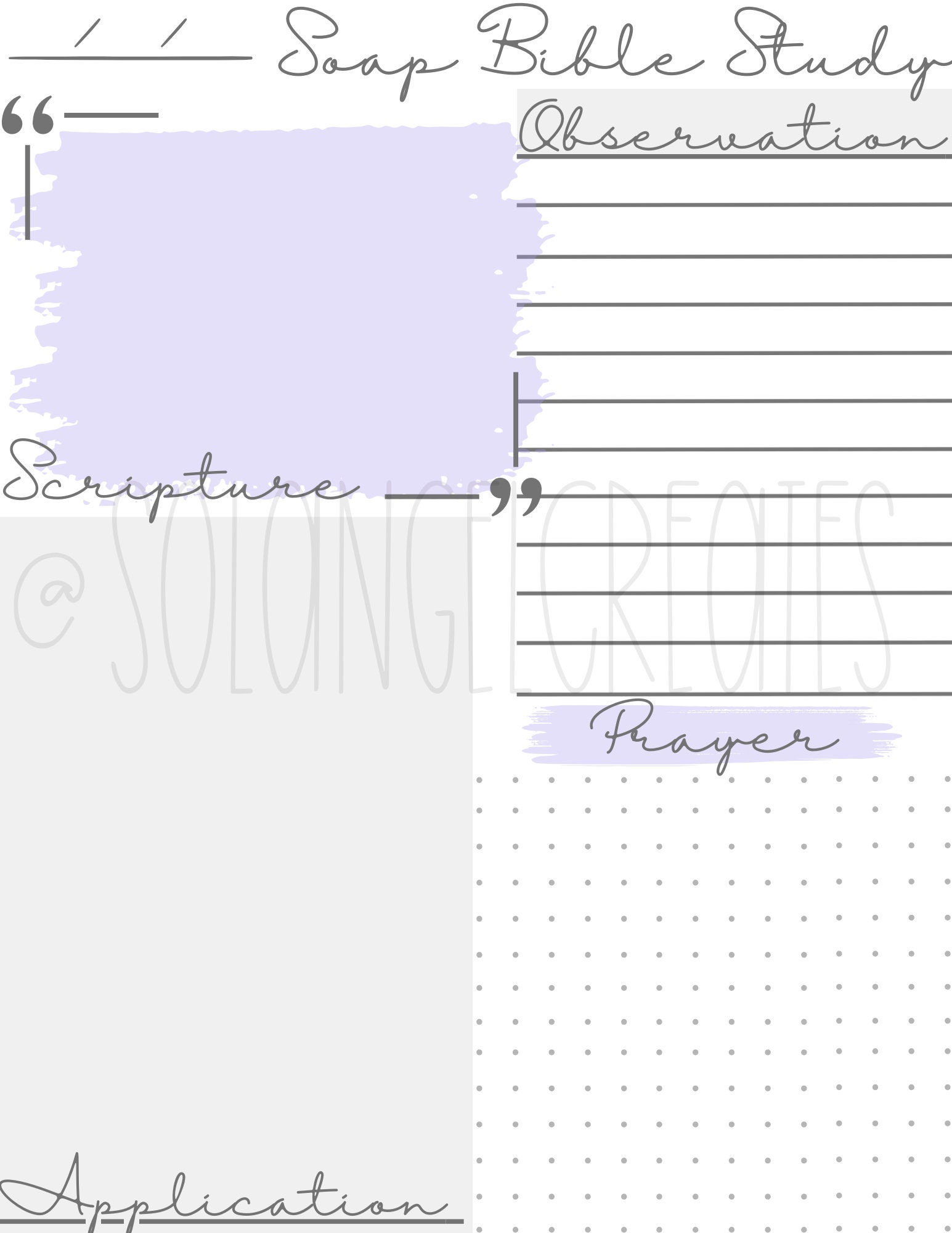 Soap Bible Study Method, Bible Study, Soap Bible Journal, Soap Bible ...