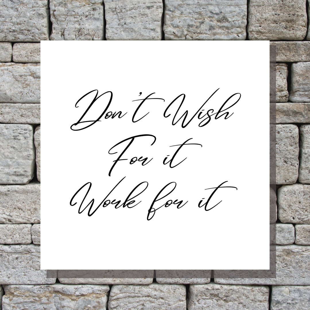 Inspiring Signs, Perseverance Sign, Quote Wall Art, Gift, Canvas Quote ...