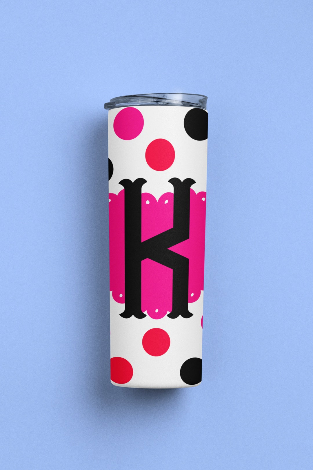 Valentines Initial Tumbler for Valentines Day Gift for - Etsy