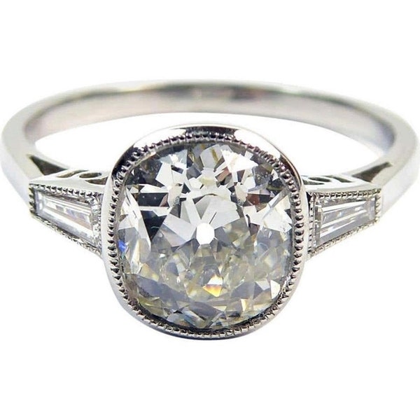 Milgrain Bezel Ring - Etsy