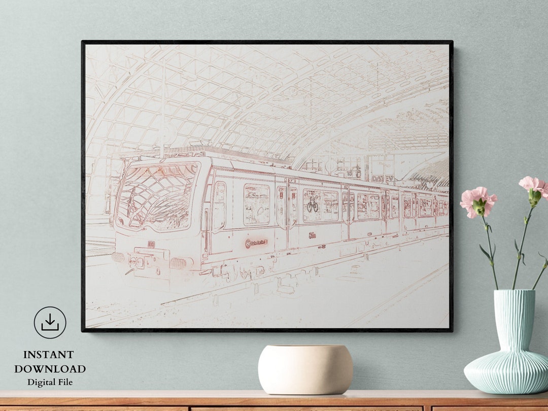 Berlin S-bahn Bahnhof, Rabid Transit Railway, German Train Station ...