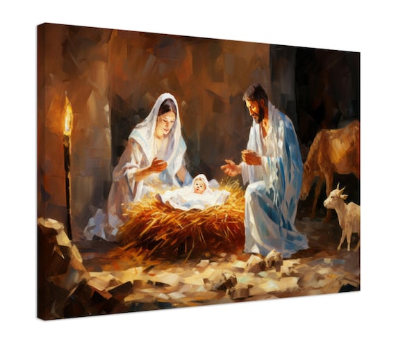 Escena De La Natividad De Jesucristo