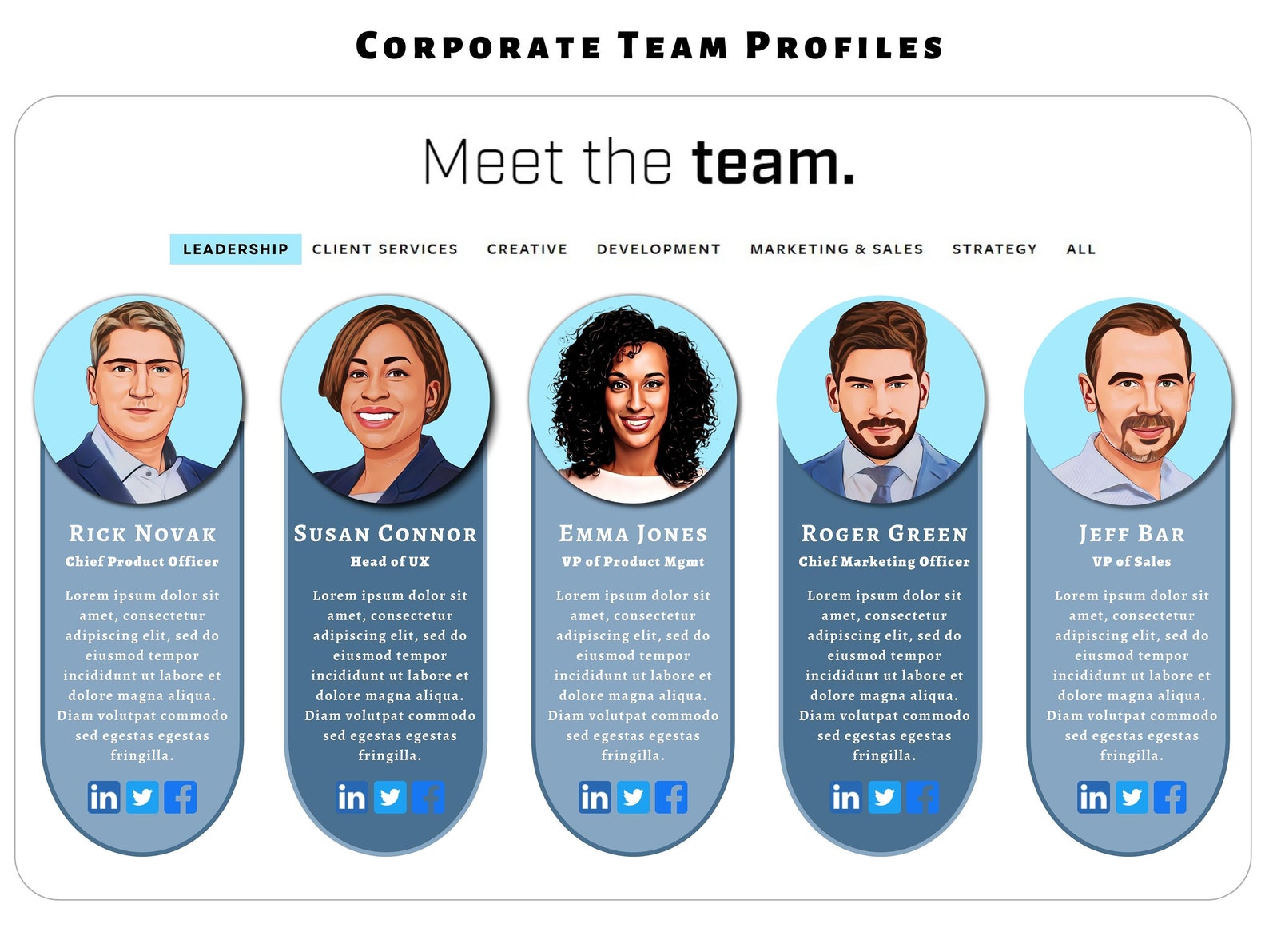 Custom Avatar From Photo Illustrated Avatars for Team - Etsy