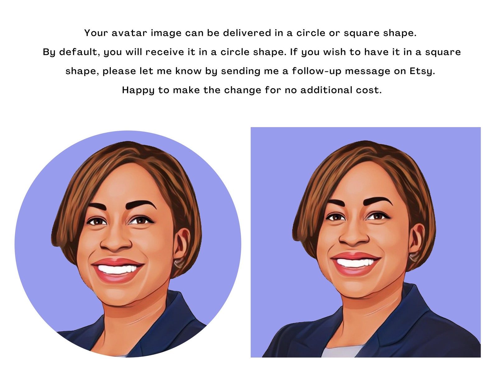 Custom Avatar From Photo Illustrated Avatars for Team - Etsy