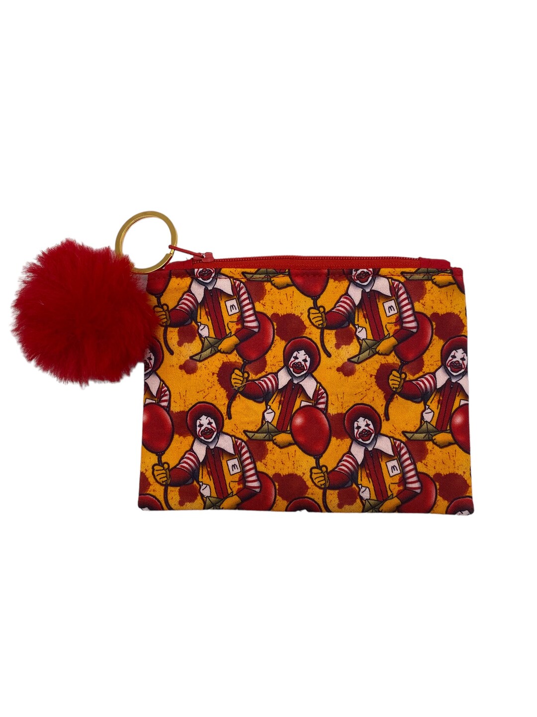 Clown Coin Purse, Creepy Clown, Clown Card Wallet, Coin Wallet, Clown ...