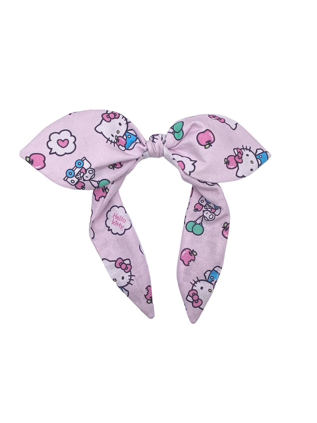 Hello Kitty, Hello Kitty Headband, Hello Kitty Bow, Knotted Headband ...