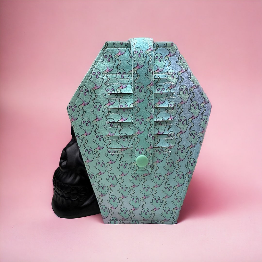 Coffin Wallet, Ghost Wallet, Pastel Wallet, Pastel Horror Wallet ...