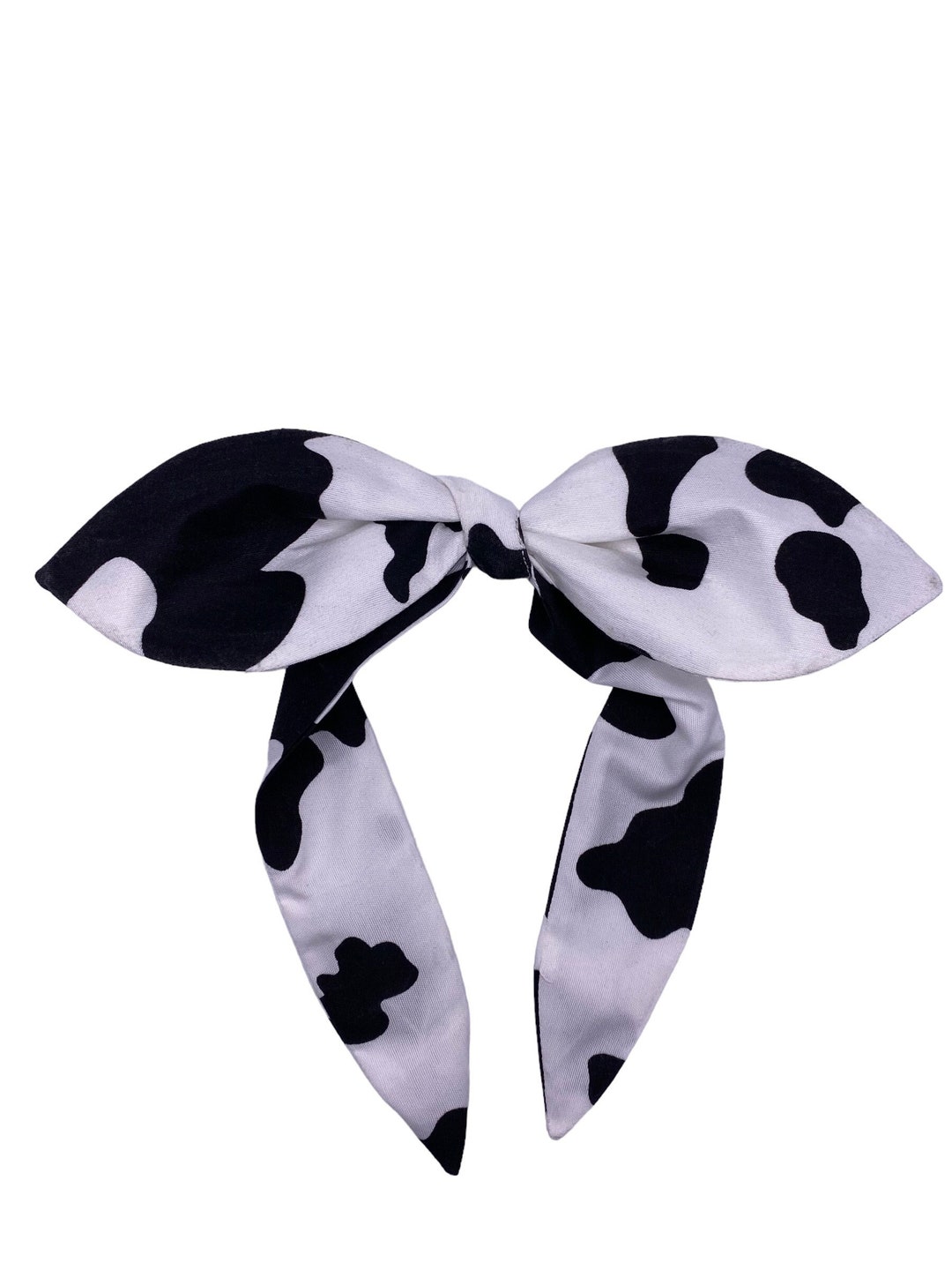 Cow Print Headband, Cow Knotted Headband, Cow Print, Animal Print ...