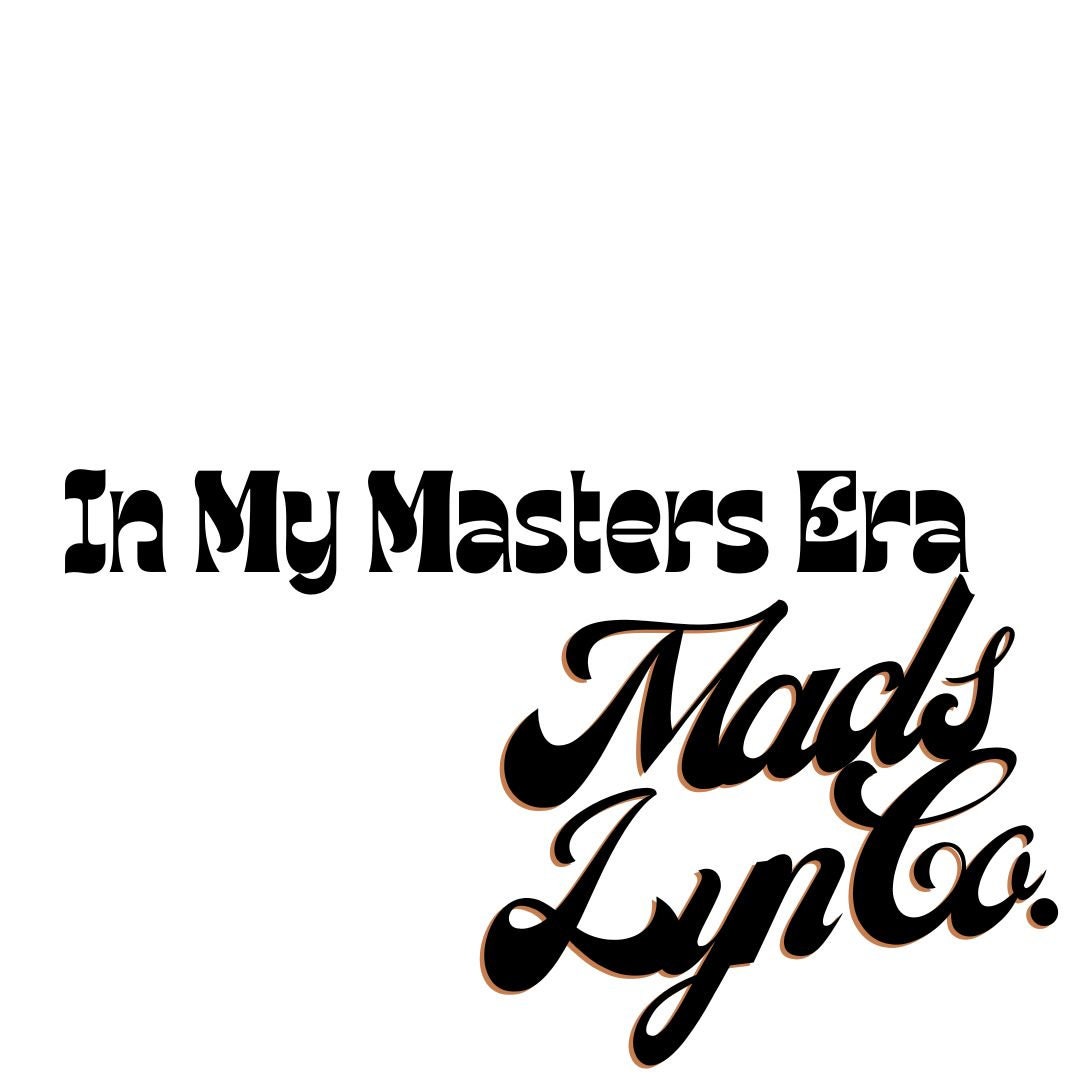 In My Masters Era, SVG, PDF, PNG, Digital Download - Etsy