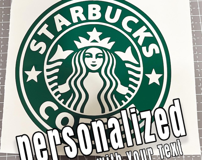 Starbucks Logo Custom Sticker - Etsy