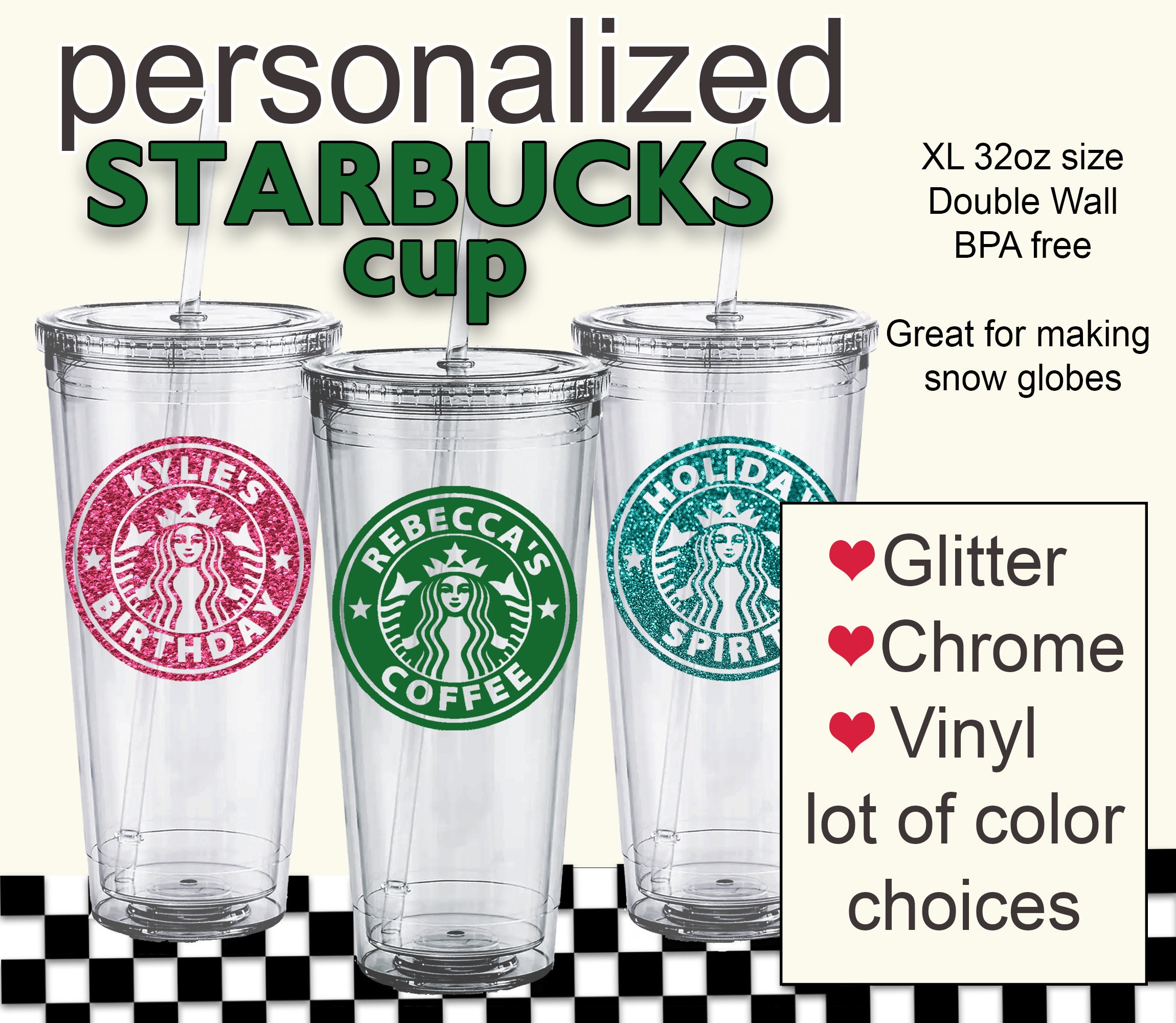 Starbucks Cup Sizes