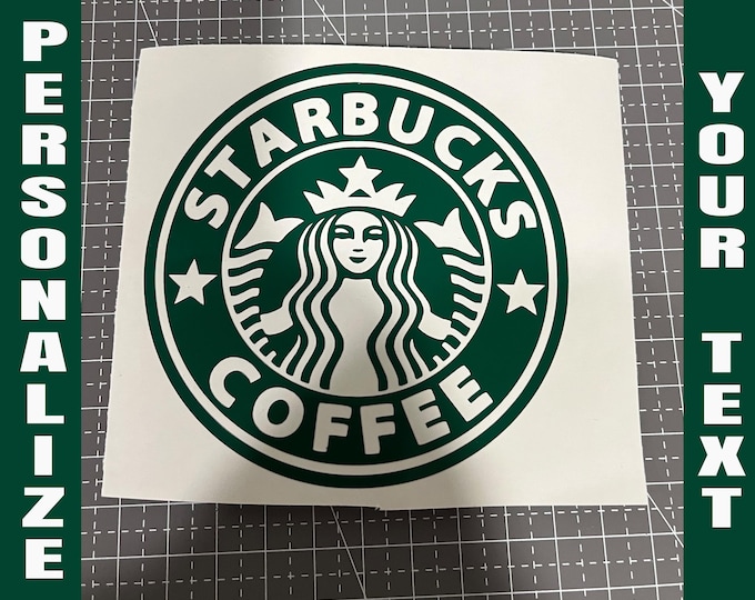 Starbucks Logo Custom Sticker - Etsy
