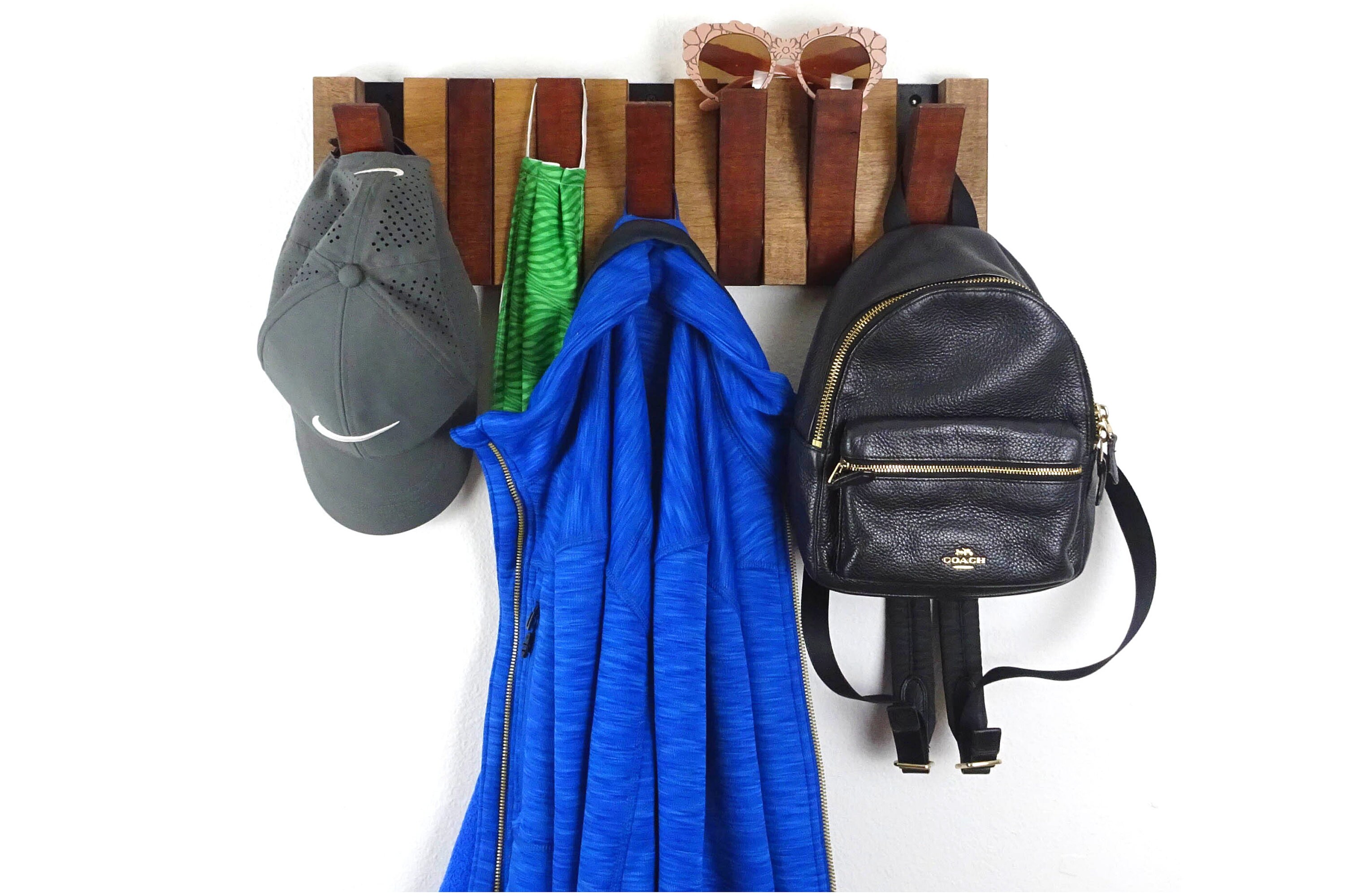 Modern Stylish Coat Racks Wall Mounted Solid Wood Locally - Etsy Australia