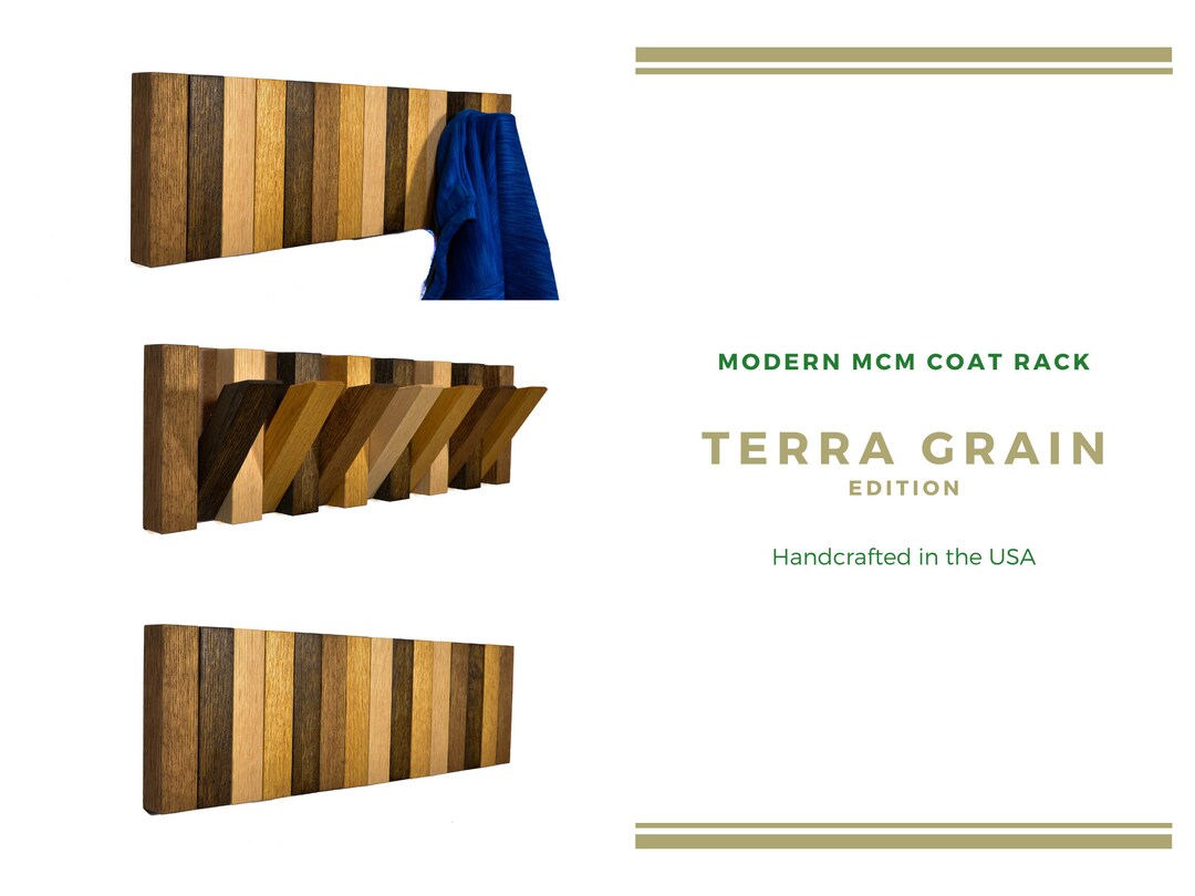 Terra Grain - Compact Modern Stylish Coat Racks - Wall Mounted - Local ...