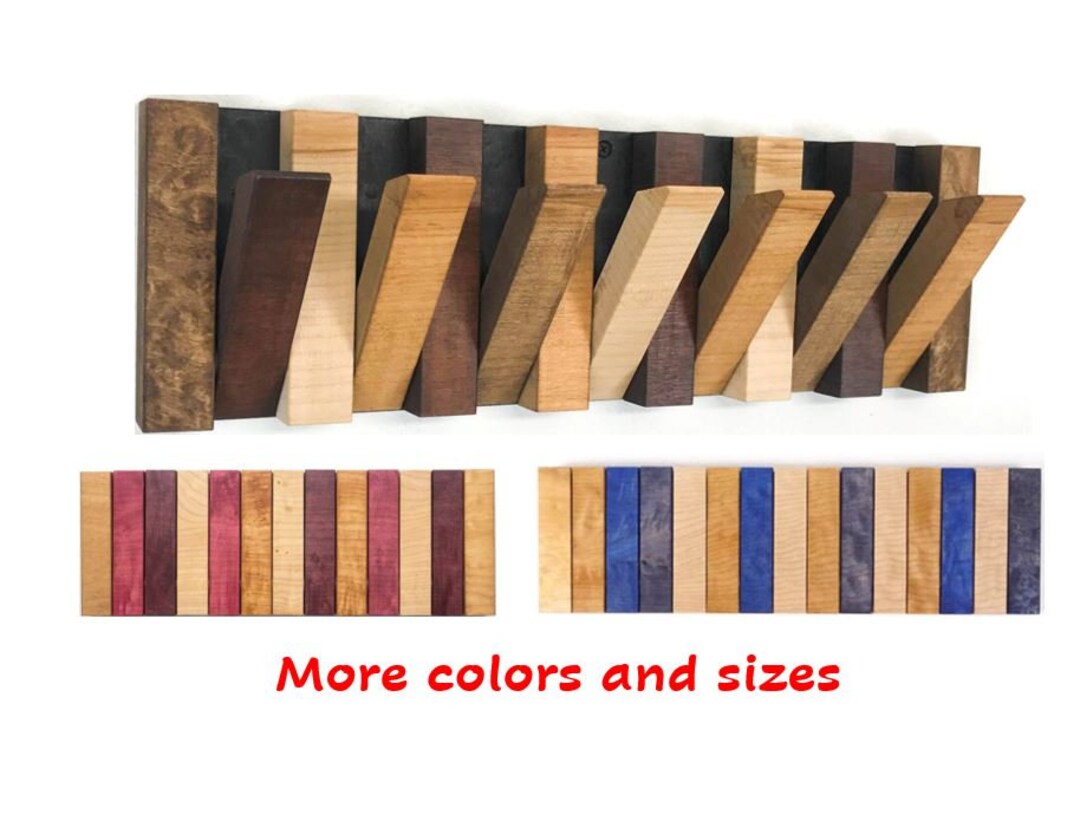 Modern Stylish Coat Racks Wall Mounted Solid Wood Locally - Etsy