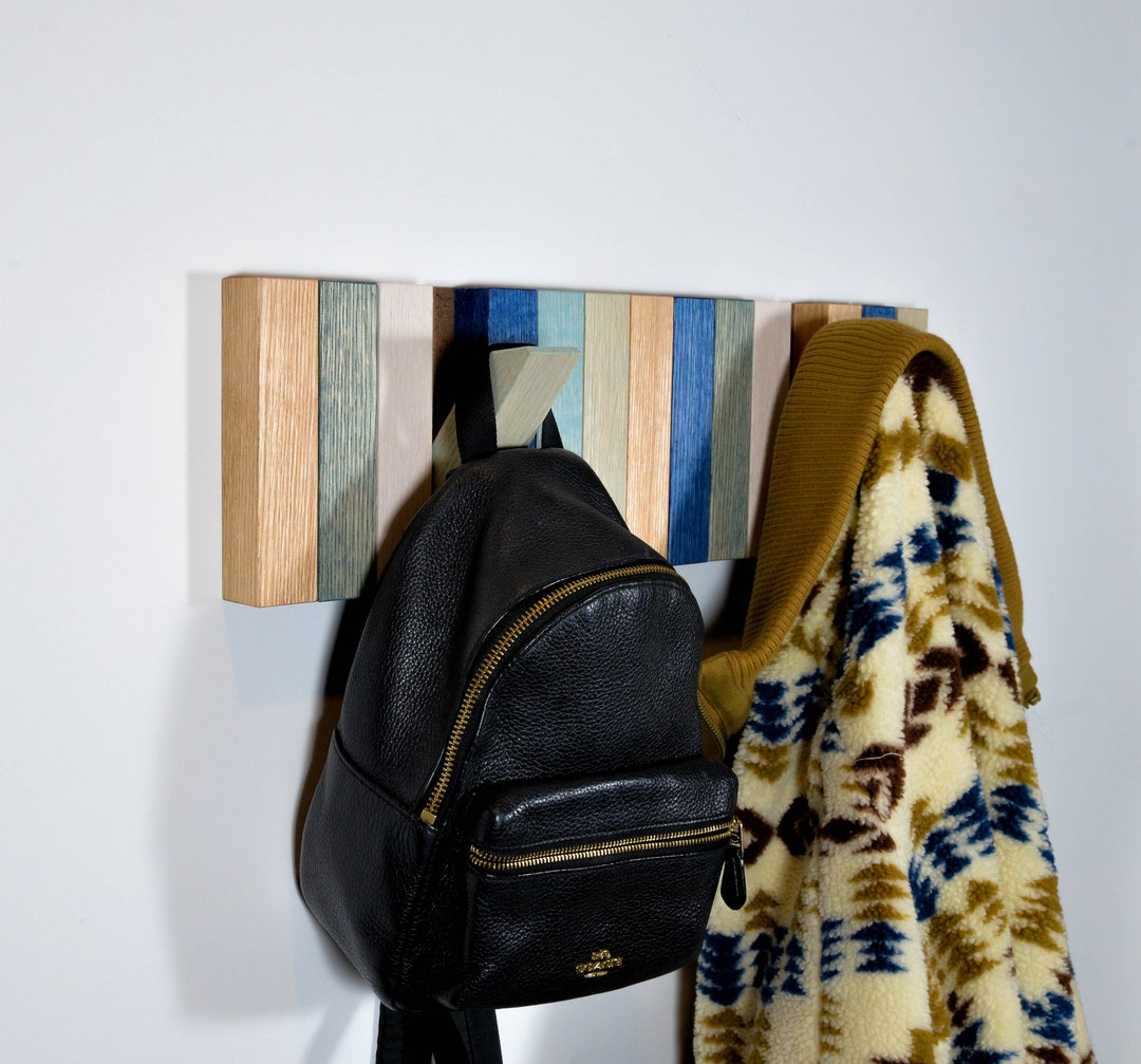 Oceanside Compact Modern Stylish Coat Racks Wall Mounted Local Hardwood ...