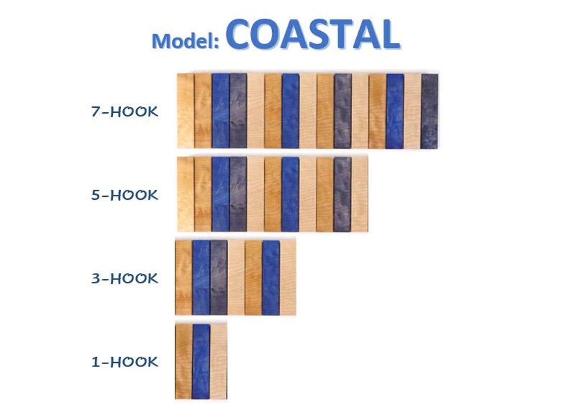 Modern Stylish Coat Racks Wall Mounted Solid Wood Locally | Etsy