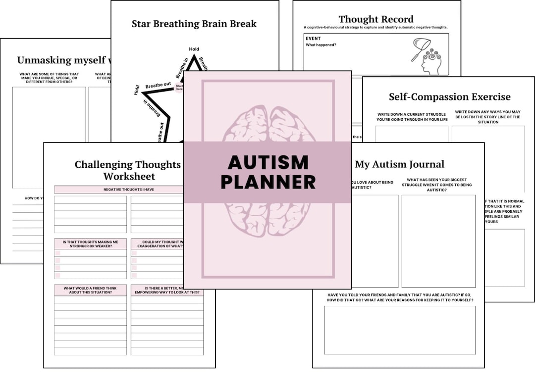Autism Planner, Digital, Printable, Special Needs Planner ...