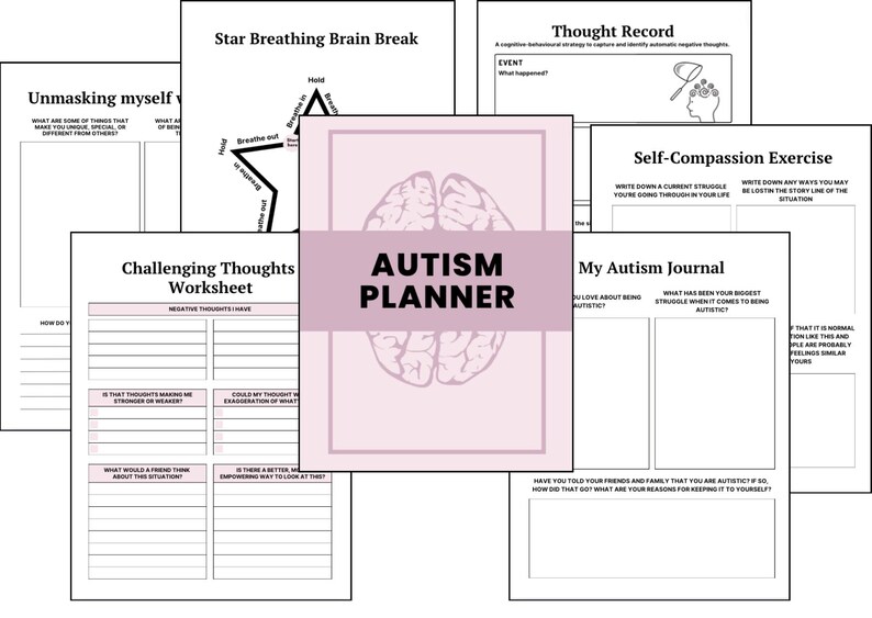 Autism Planner, PDF, Goodnotes, Digital, Printable, Special Needs ...