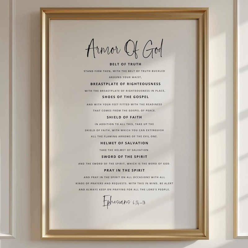 Ephesians 6 10 - Etsy