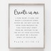 Psalm 51:10 Bible Verse Wall Art - Clean Heart Scripture Print ...
