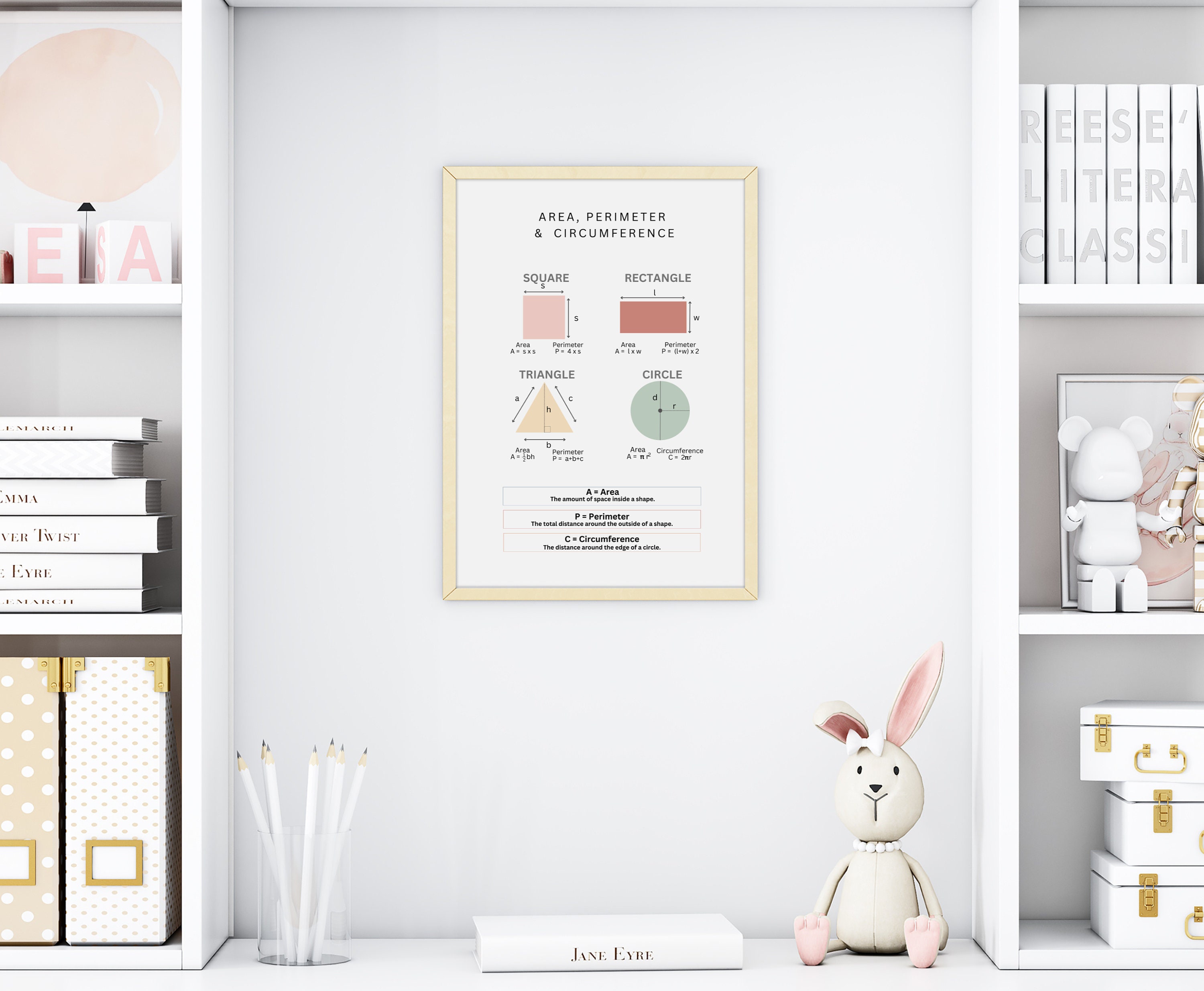 Math Classroom Decor Set Montessori Math Posters Learning Educational ...