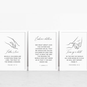 Christian Nursery Decor Bible Verse Wall Art Church Christian - Etsy