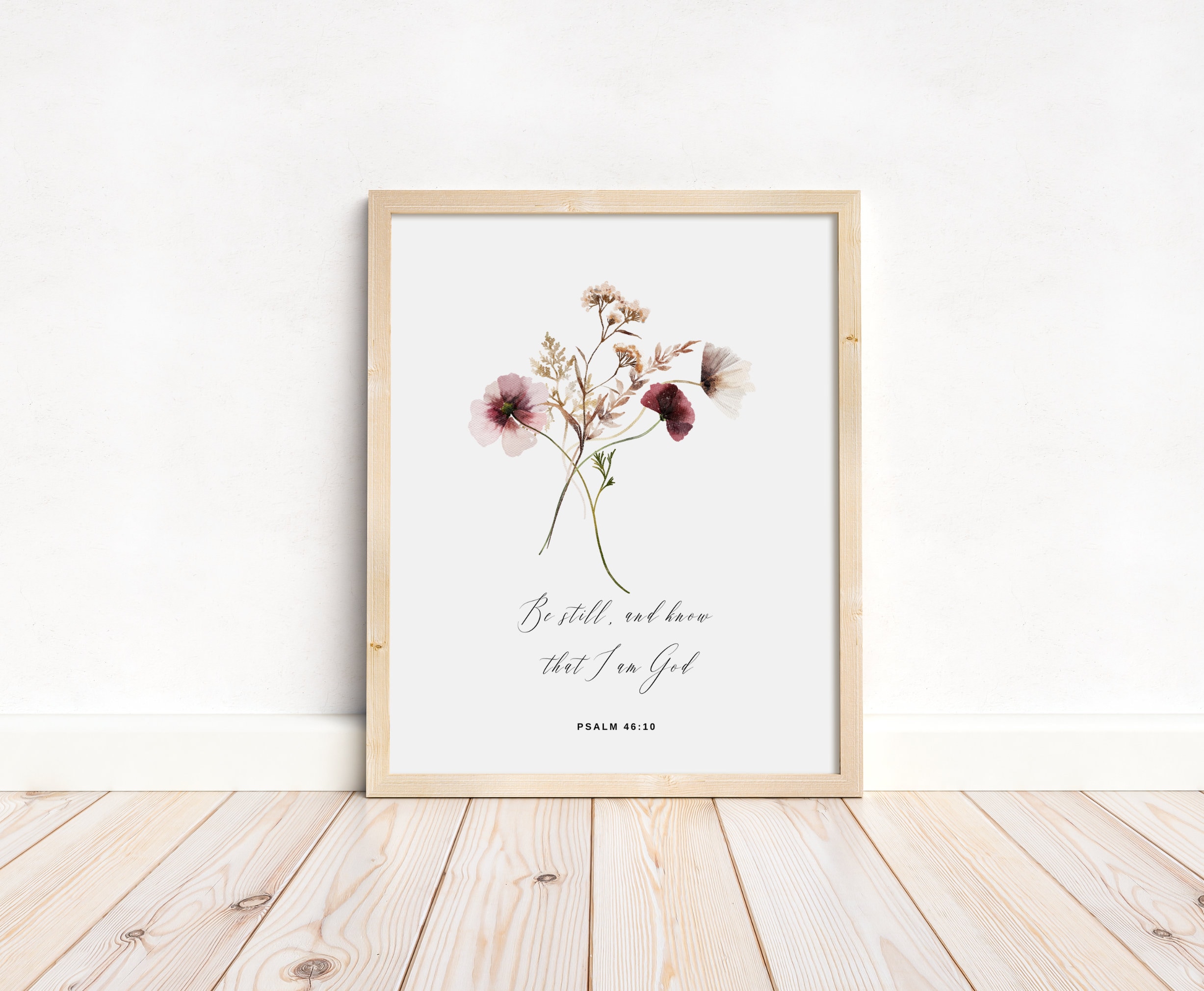 Set of 6 Bible Verse Wall Art Christian Wall Art Scripture - Etsy