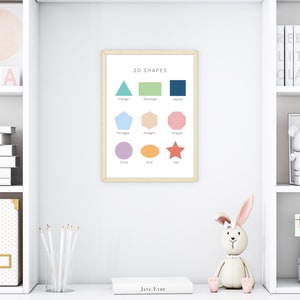 Math Classroom Decor Set, Educational Posters Bundle, Maths Learning ...