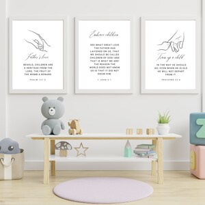 Christian Nursery Decor Bible Verse Wall Art Church Christian - Etsy