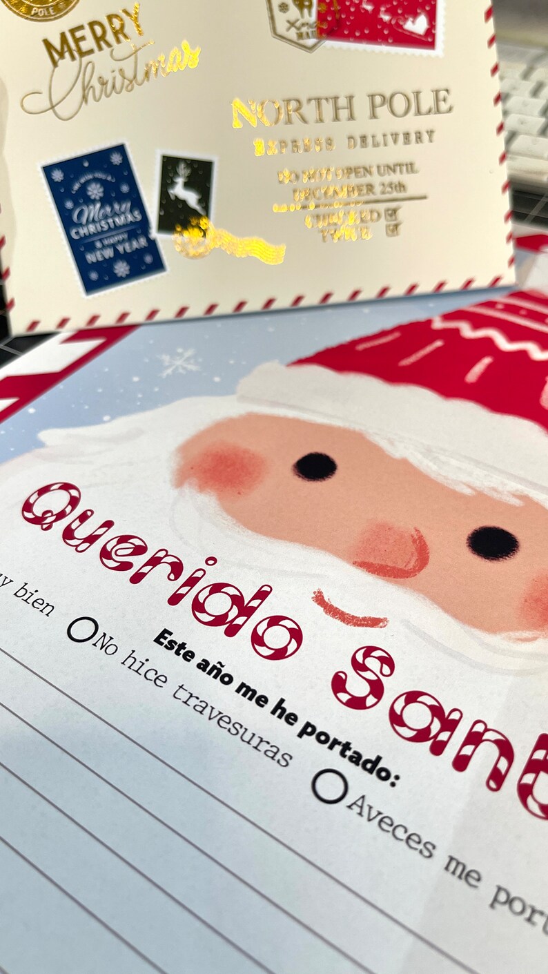 Carta para Santa PNG - Etsy México