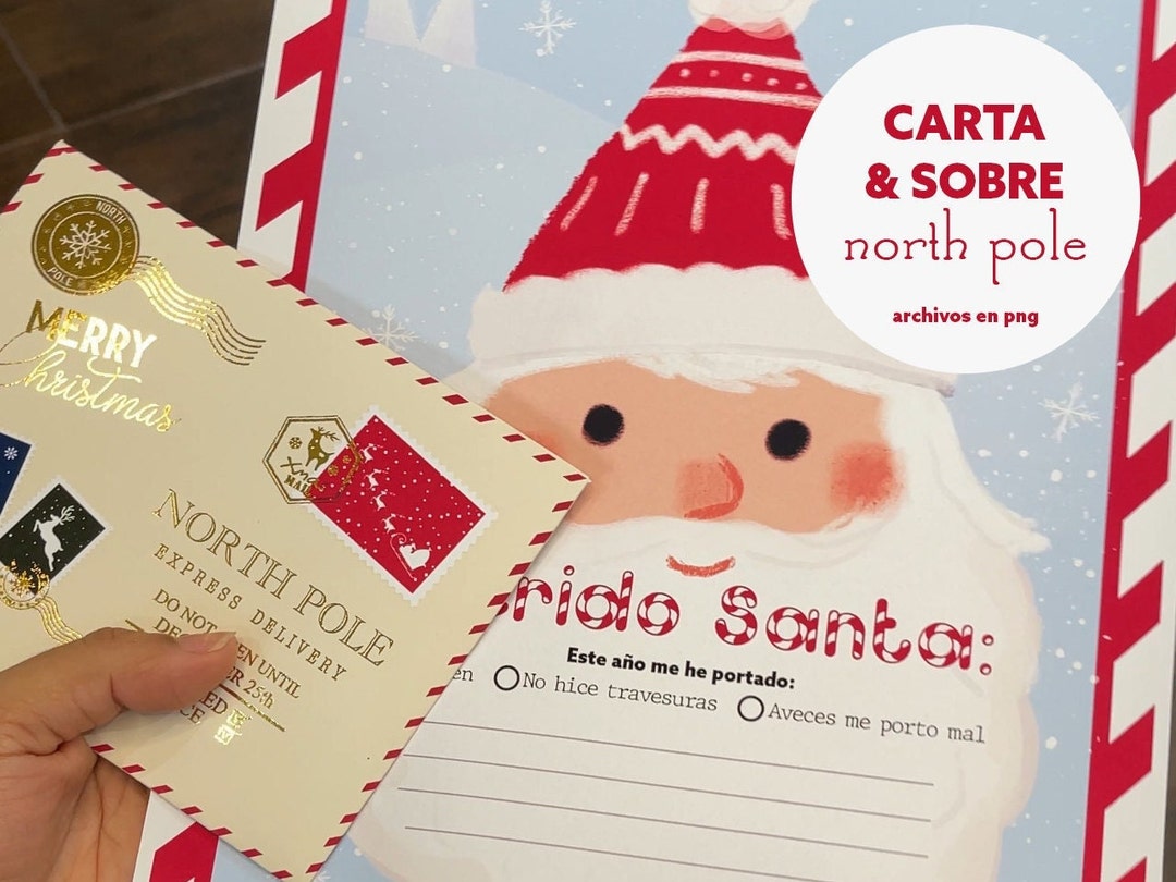 Carta para Santa PNG - Etsy México