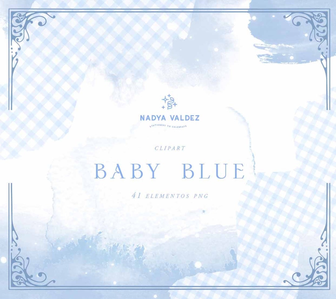 Baby Blue Elements - Etsy