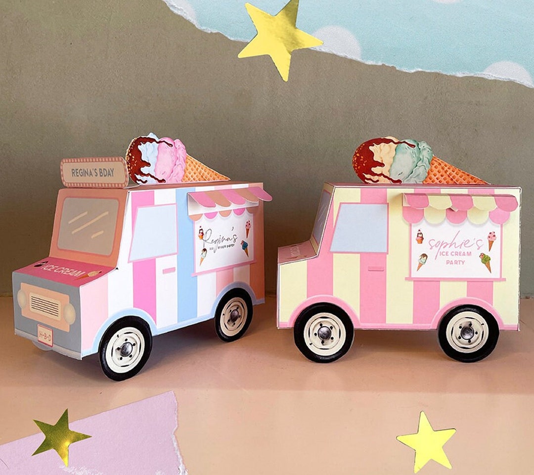 Ice Truck Template - Etsy