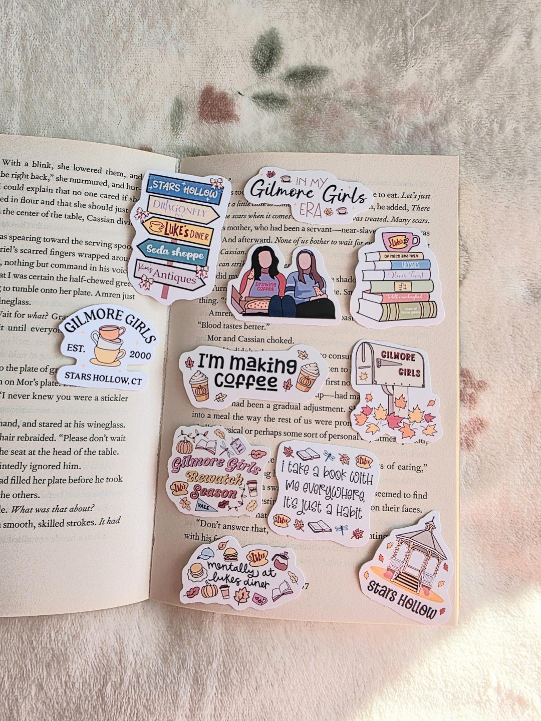 Gilmore Girls Sticker Bundle - Handmade Stickers - Etsy
