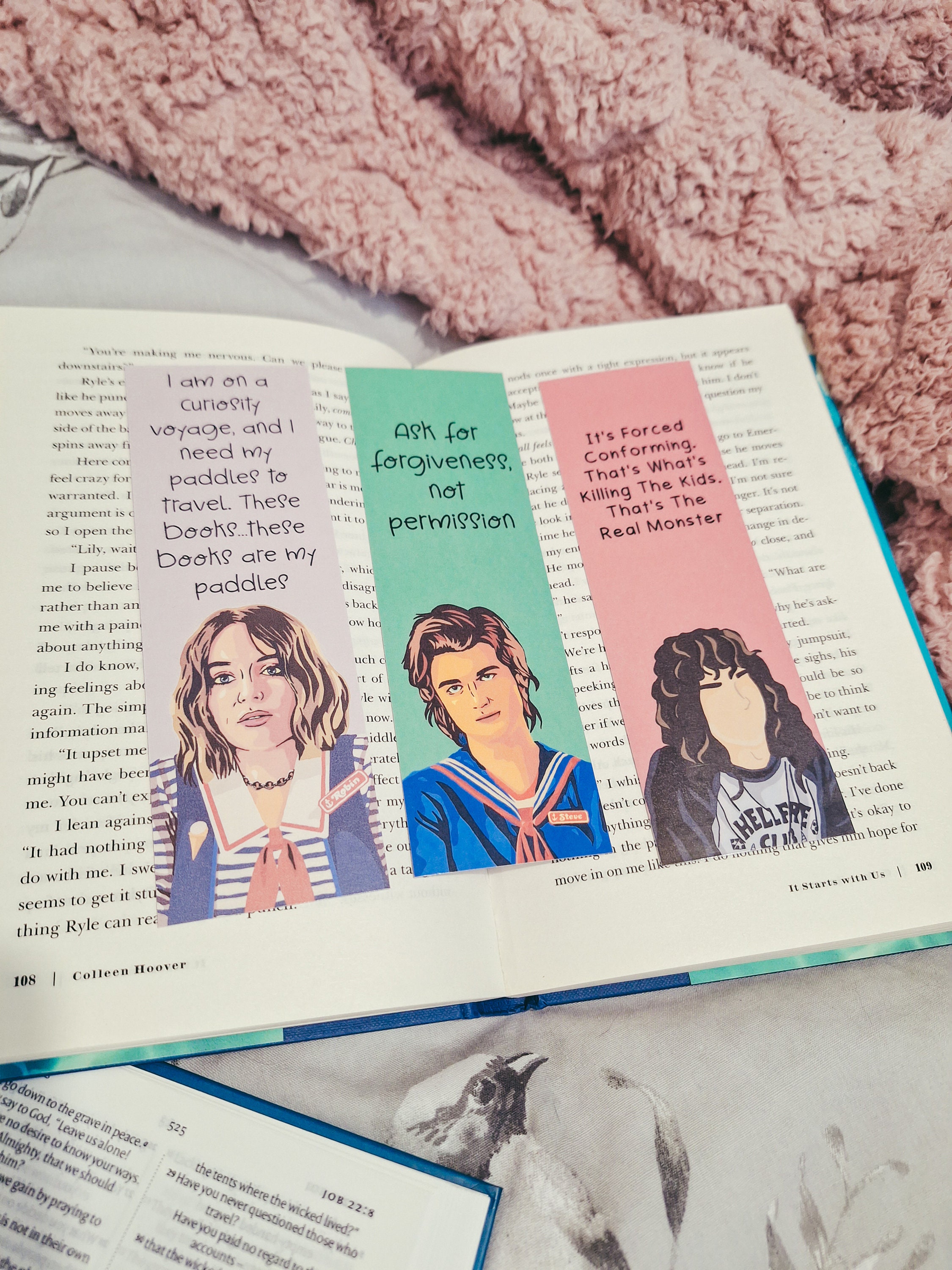 Stranger Things Bookmarks Handmade - Etsy