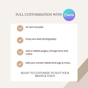 CANVA Brand Photographer Props Styled Guide - Etsy