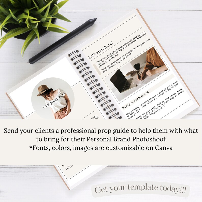 CANVA Brand Photographer Props Styled Guide - Etsy