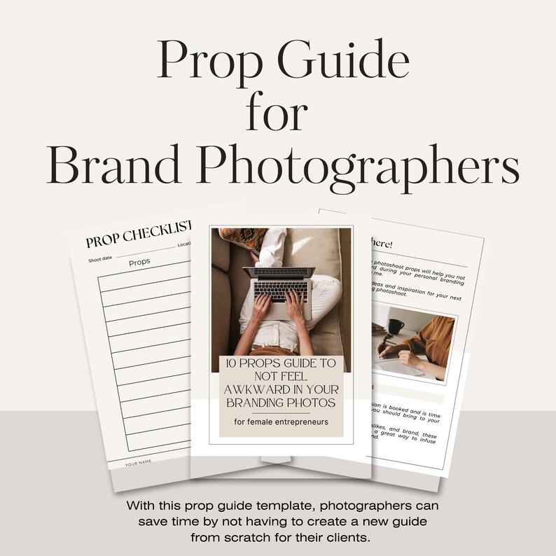 CANVA Brand Photographer Props Styled Guide - Etsy
