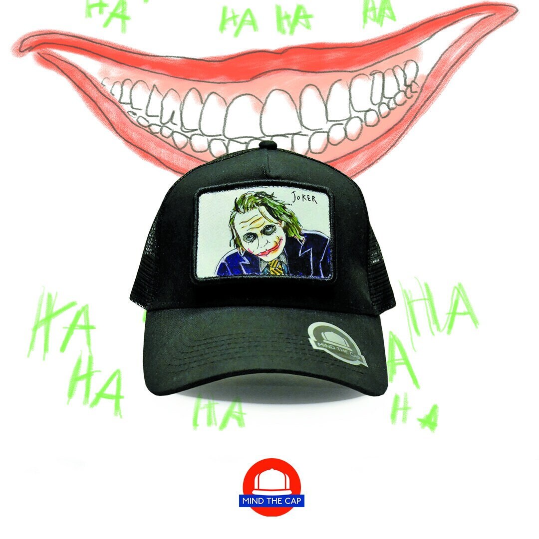 Joker Snapback Cap Art Paint Color Handmade - Etsy