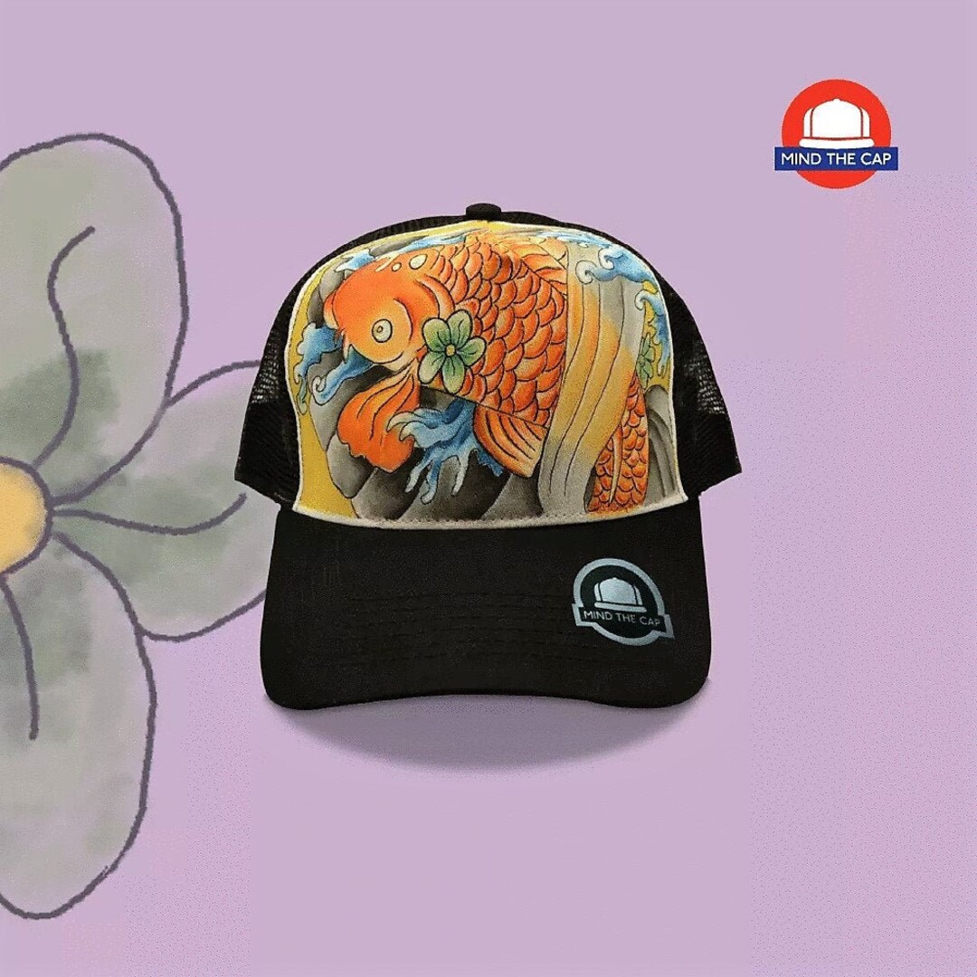 Hats, Handmade, Koi Carp, Pop Art, Handmade, Style, Fashion, Drawings ...