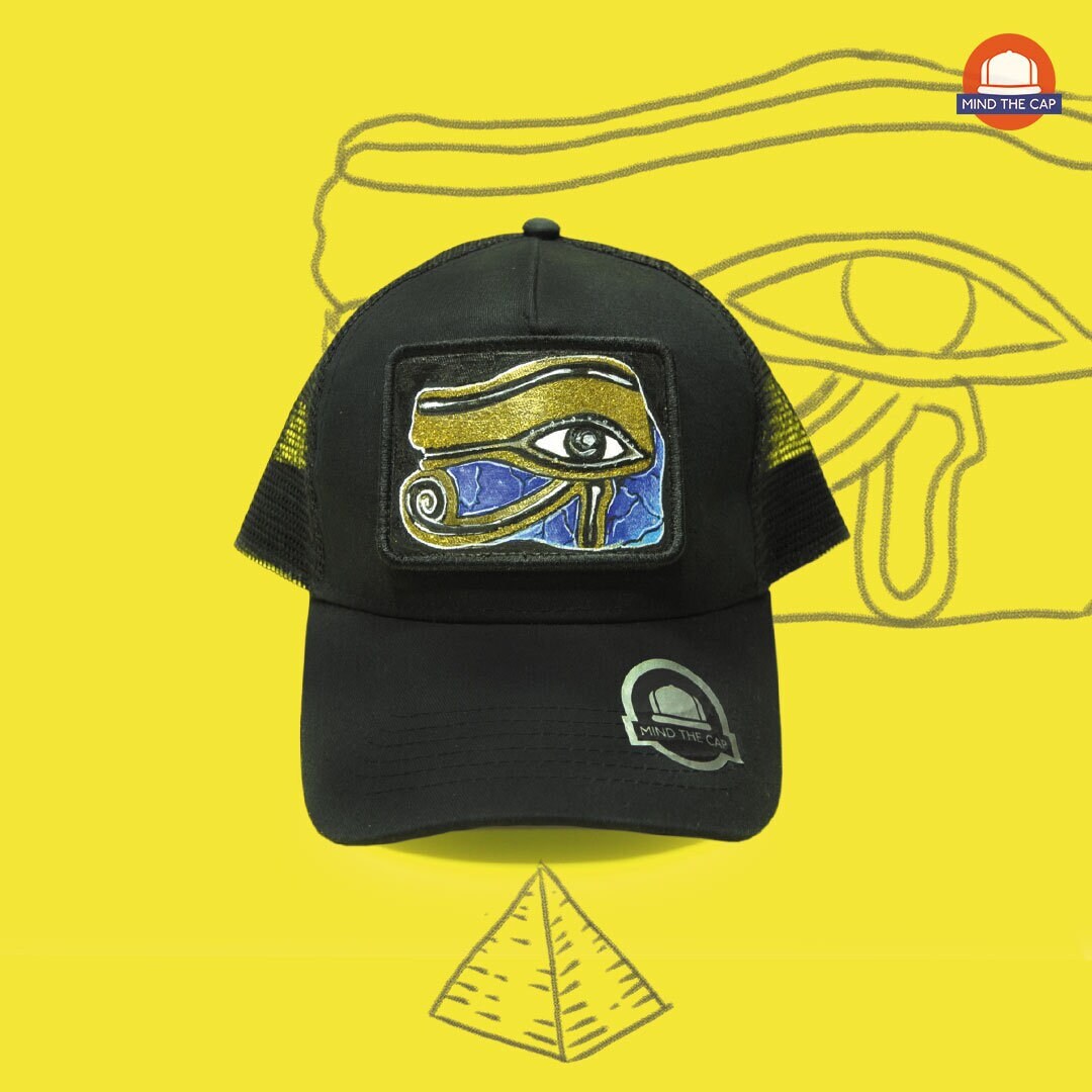 Egyptian Hat, Tutankhamun, Handmade, Hat, Black, Unisex, Polyester ...