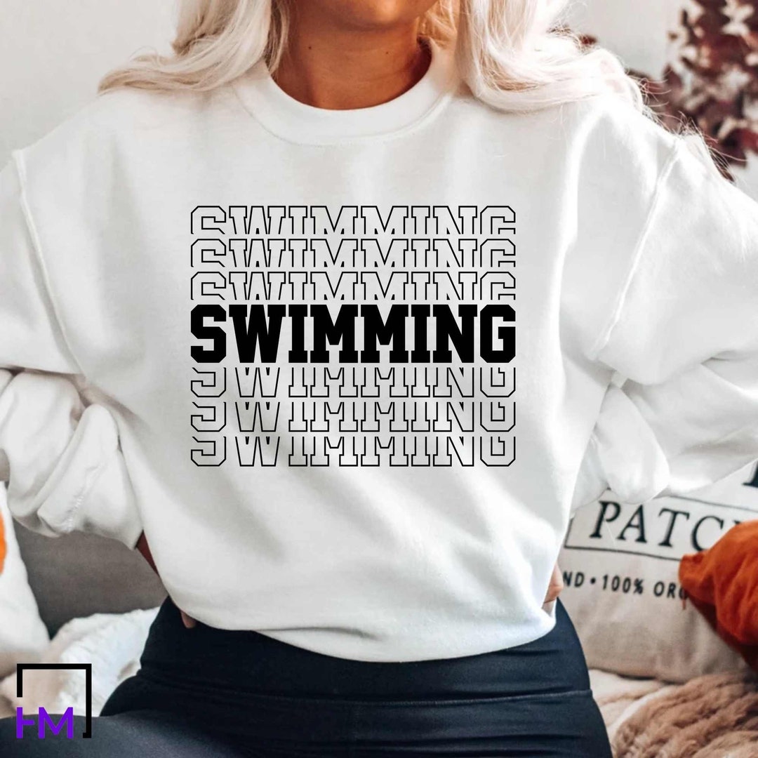 Swimming T-shirt, Swim Team Shirt, Swimmer Sweater, Swim Team ...