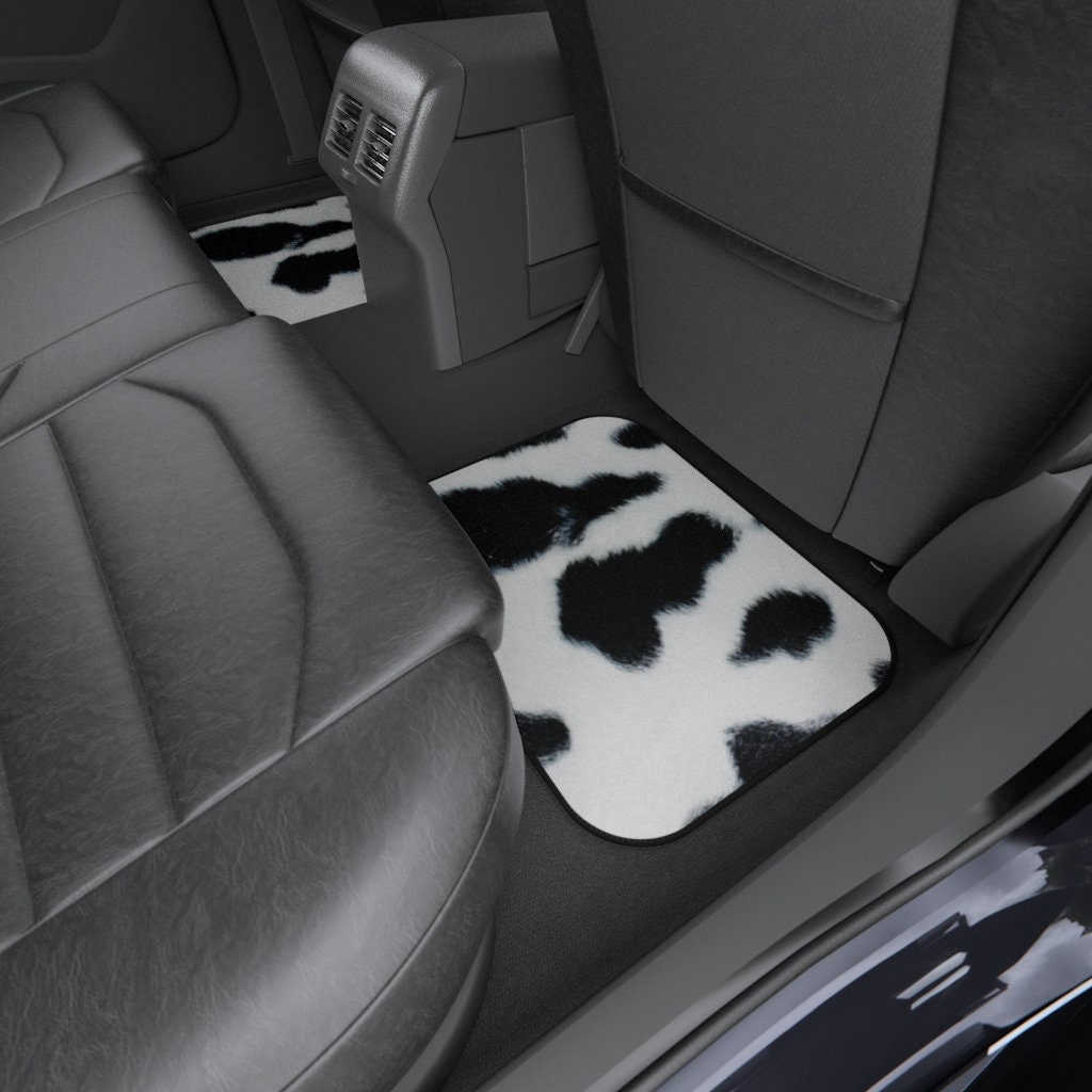 Car Floor Mats for Car Cow Print Car Mats, Animal Print Floor Mats for ...